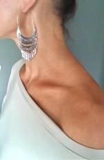 Crescent Tear Drop Earrings In SILVER | ZAFUL 2025