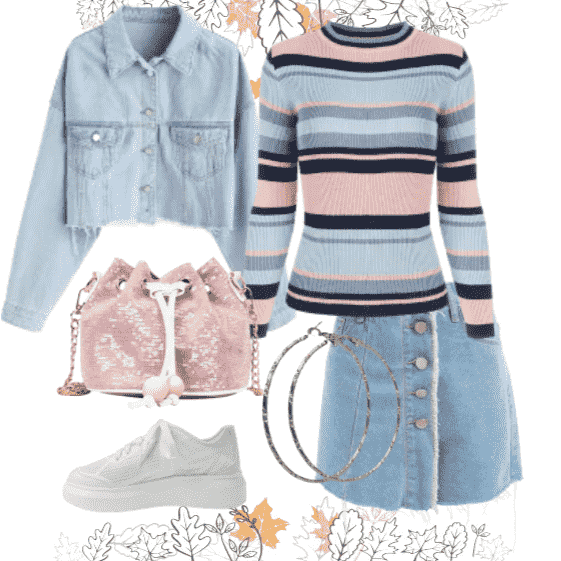 Outfits With Denim Jacket And Shorts | Z-Me ZAFUL Community