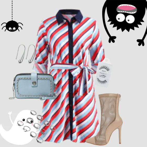 Outfits With Striped Colorful Dress | Z-Me ZAFUL Community