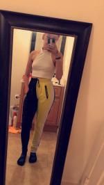 Color Block Pockets Drawstring Slim Fit Track Pants In GREEN | ZAFUL 2025