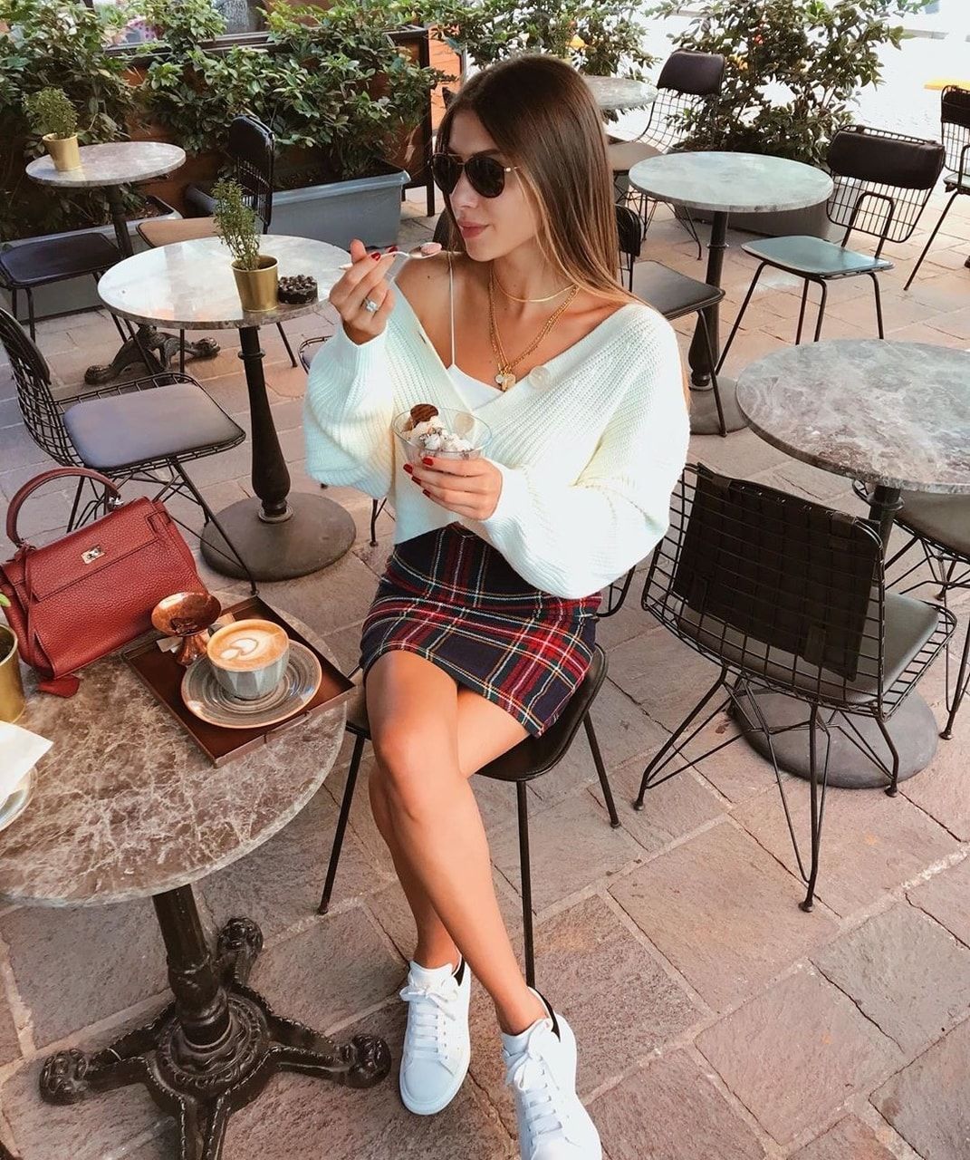 V Neck Button Up Cropped Cardigan #zmeootd Beautiful Pali... | Z-Me ...