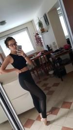 Mesh Panel See Thru Stretchy Gym Leggings In BLUE GRAY | ZAFUL 2025