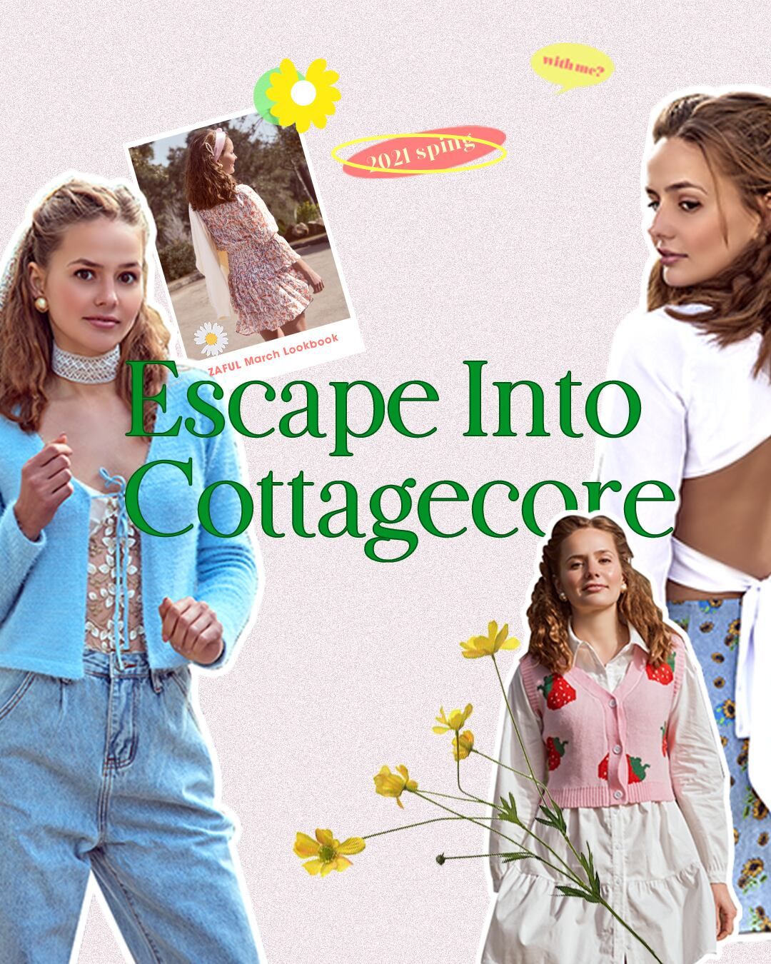 Escape Into Cottagecore - ZAFUL March Lookbook Check Our E... | Z-Me ...