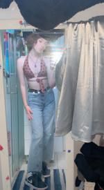 Halter Heart Print Metal Bralette Top In PURPLE | ZAFUL 2024